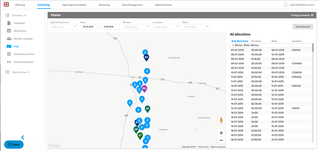 Automated Scheduling Software Australia | Cru Software